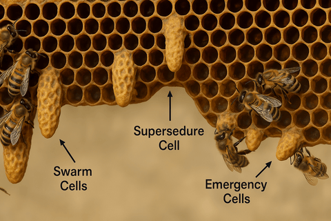 Bee Queen Cells: Types, Roles, and Their Importance in Swarming and ...