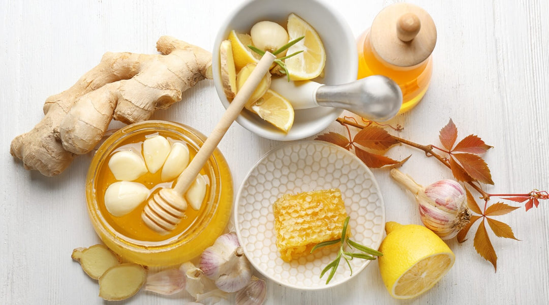 Honey Garlic Ginger Lemon Recipe | Winter Immunity Boost – Happy Bees ...